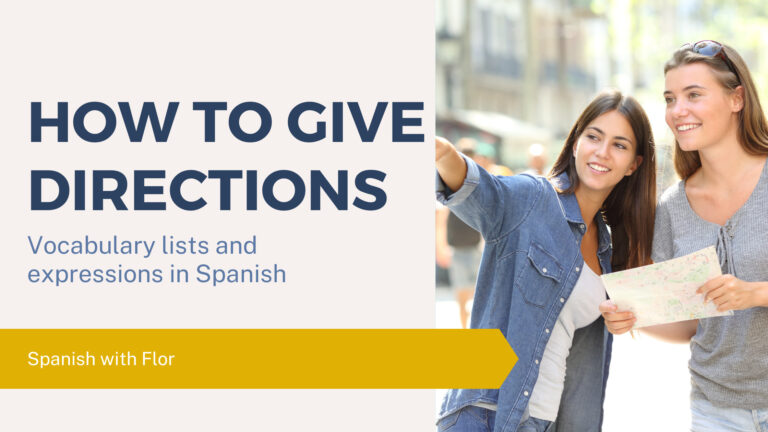 How to Ask for Directions in Spanish: Common Phrases and Examples ...