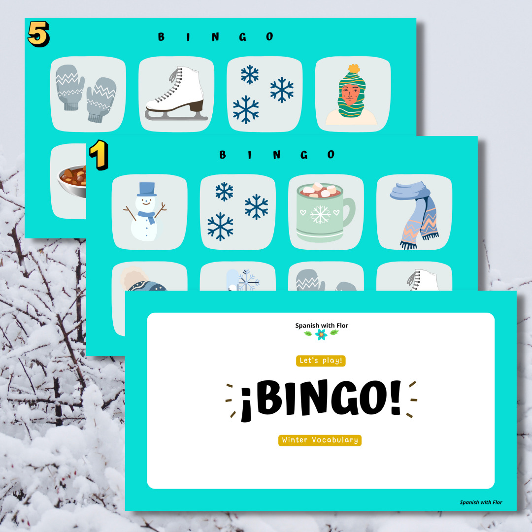 Learn Winter Related Words in Spanish - Spanish with Flor