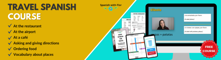 What Spanish Words to Know When Traveling - Spanish with Flor